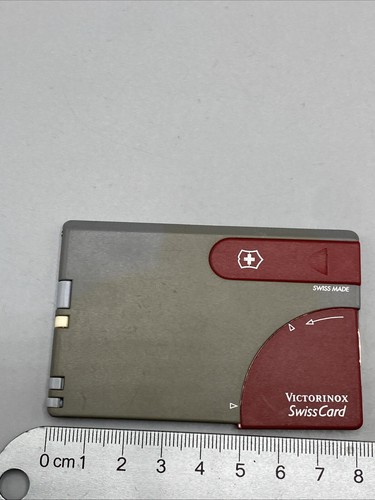 Victorinox Original SwissCard - Gray & Red | eBay