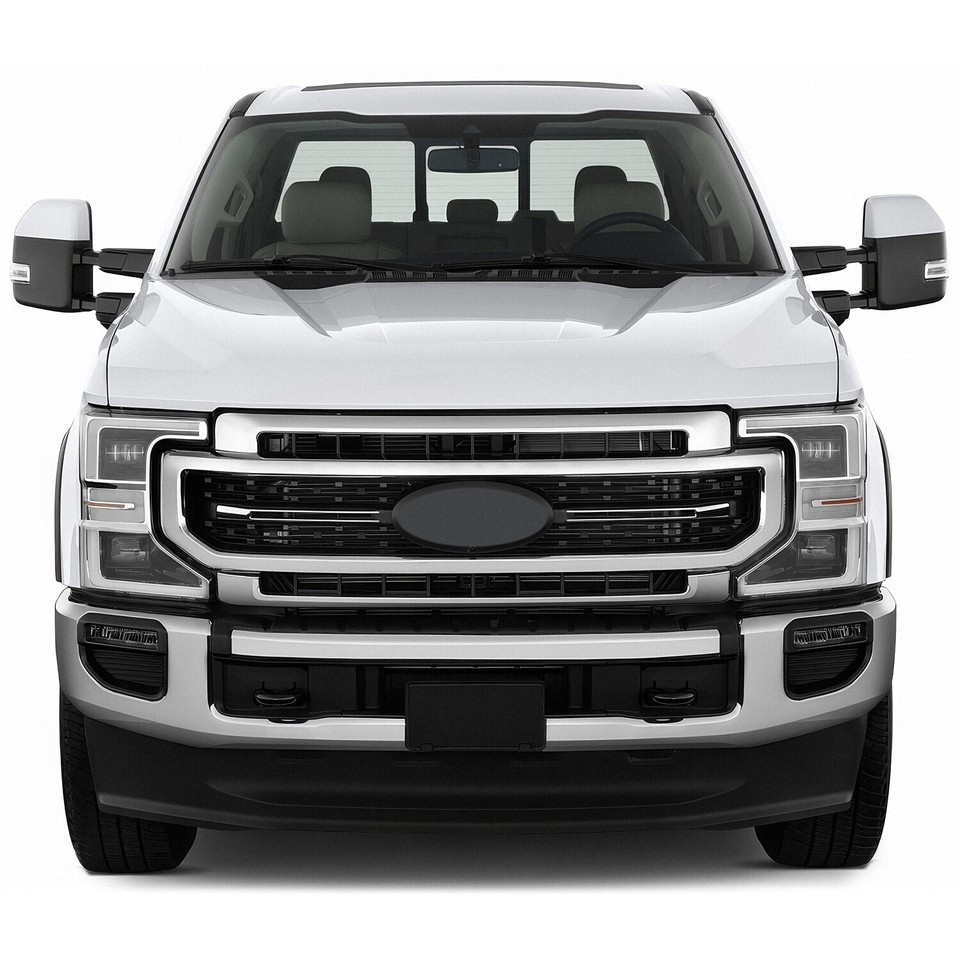 For 20-22 F250 F350 Super Duty Chrome Front Bumper Face Bar w/ Fog Lamp ...