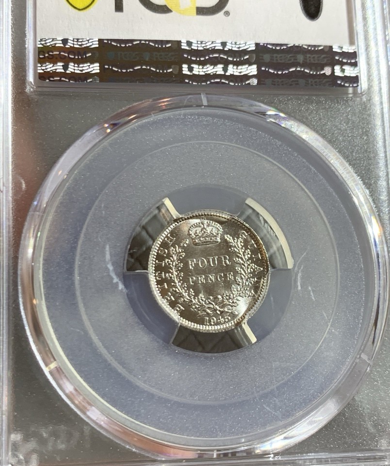 1945 GUYANA 4D SILVER COIN PCGS MS64 | eBay