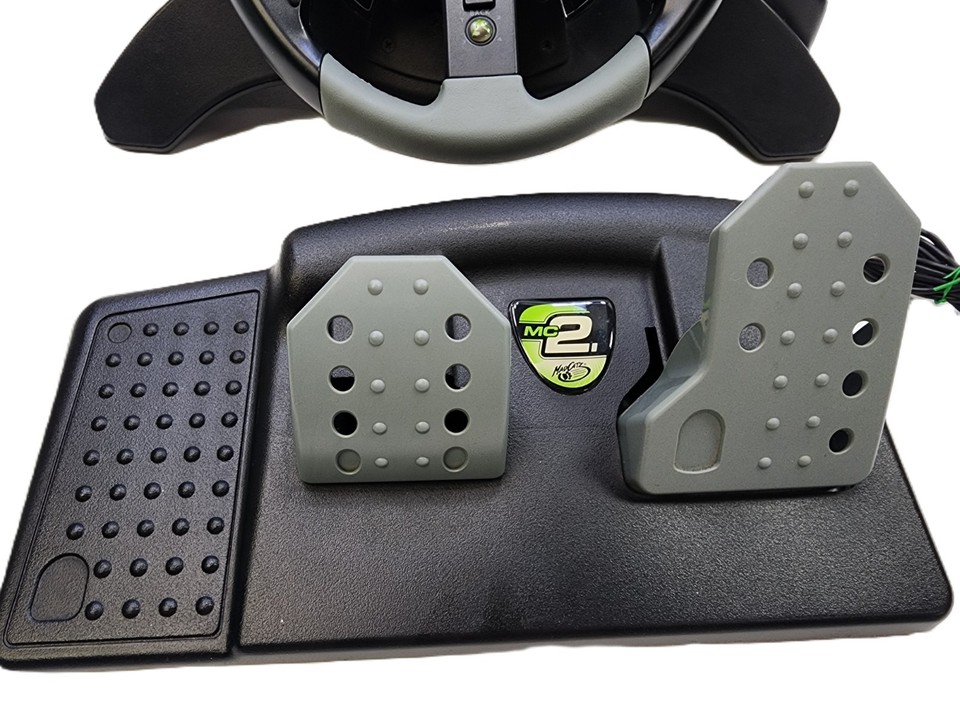 Mad Catz MC2 Universal Racing Steering Wheel And Pedals Xbox 360 | eBay