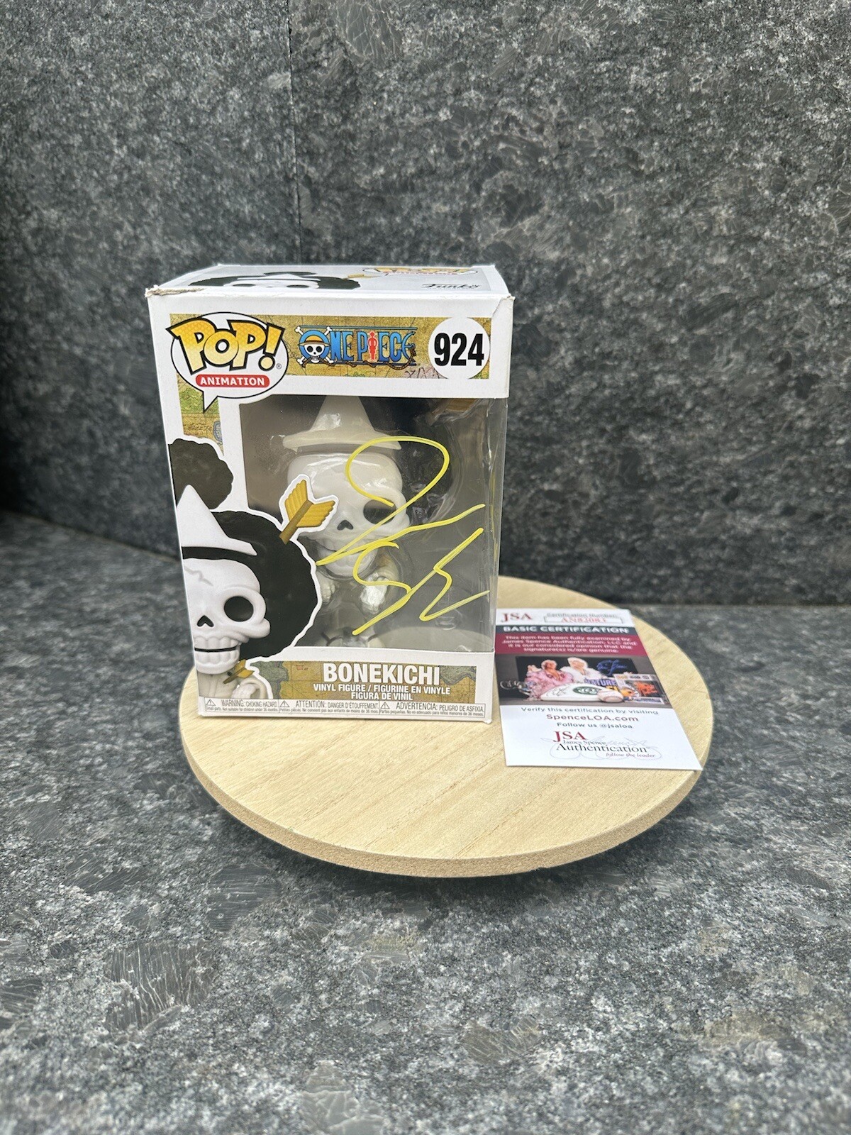 Funko: *Signed IAN SINCLAIR Bonekichi (Brook) #924 Funko Pop w ...