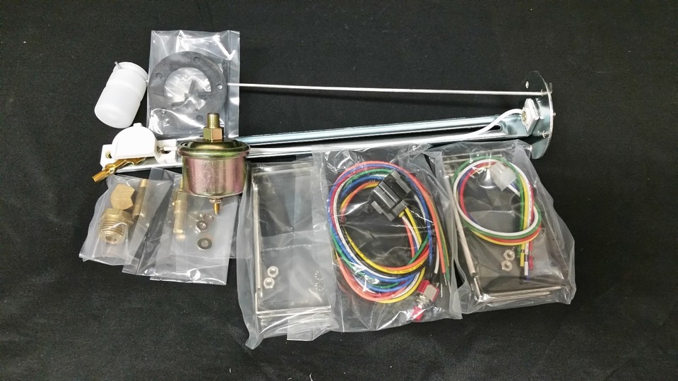 Gold Gauge 5 " quad set with programmable speedo STREET ROD HOT ROD ...