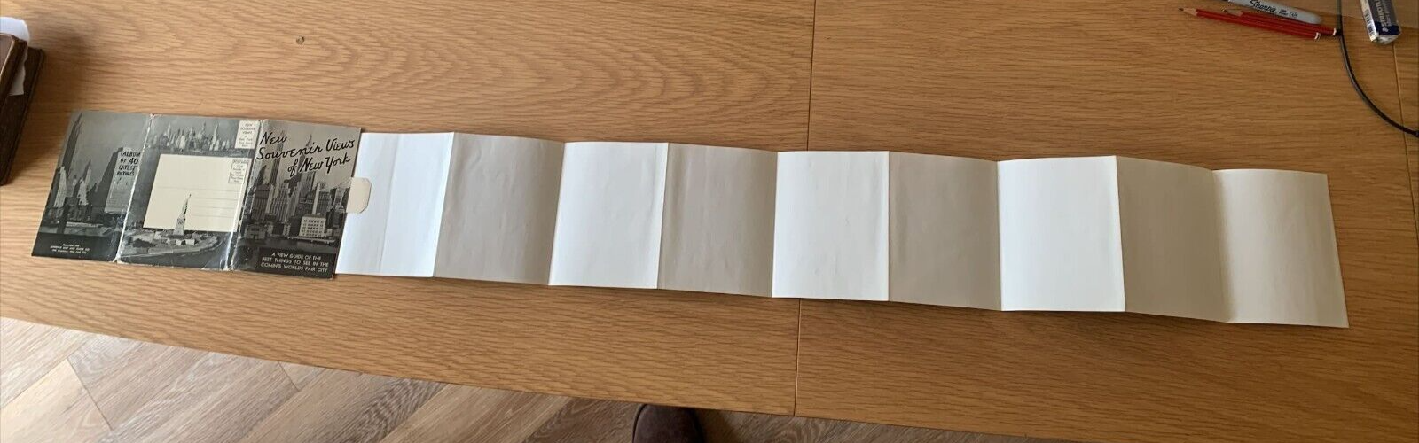 1935 New Souvenir Views of New York fold out postcards | eBay Australia