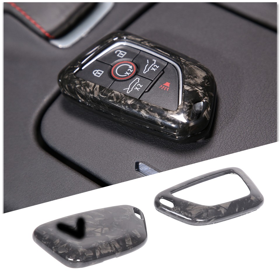 Dry Carbon Fiber Key Fob Cover For Corvette C8 Stingray Z51 Z06 Remote ...
