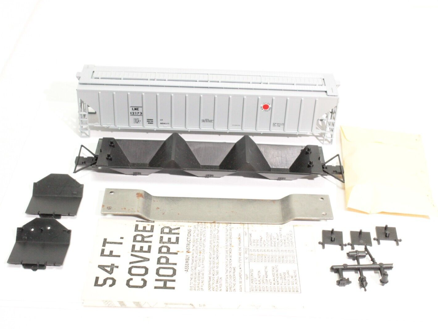 Three Notch Rail HO Scale (Boswer) 70 Ton Covered Hopper