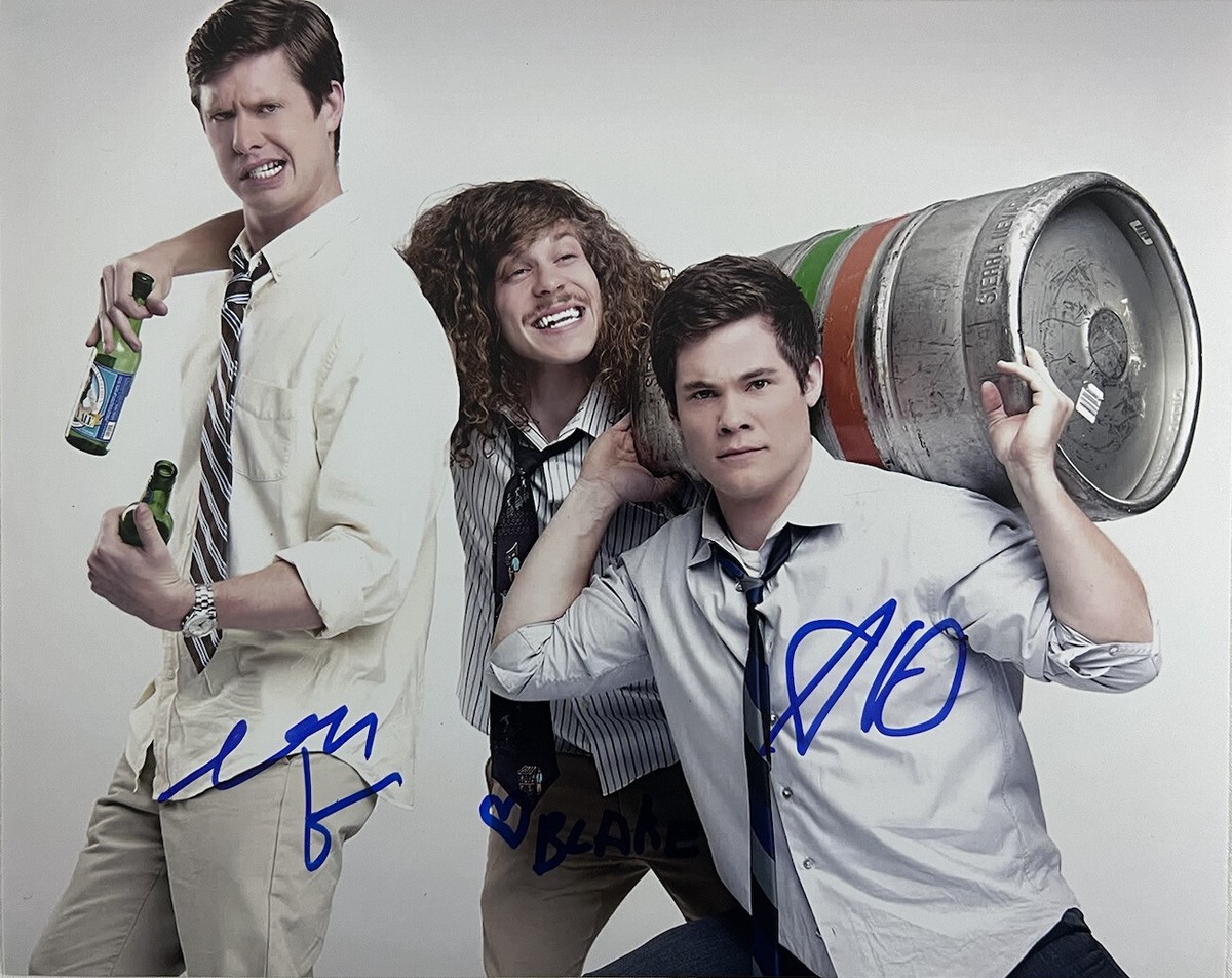 Anders Holmvik Workaholics Blake Anderson & Anders Holm Signed