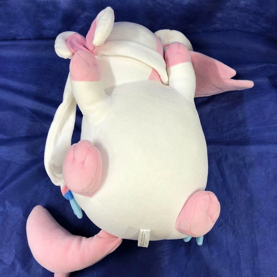 Pokemon Center Original Plush Doll Sleeping Sylveon Nymphia Used 2017 ...