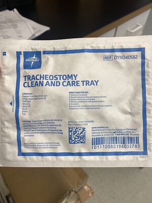 Tracheostomy Clean and Care Tray Lot of 9 New Sealed Medline | eBay