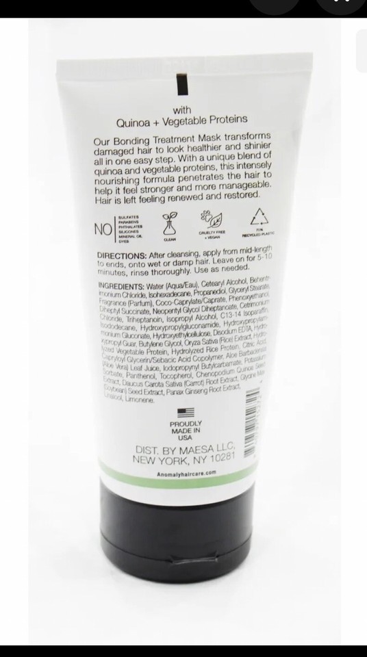 Anomaly Bonding Hair Treatment Mask Build & Strengthen 5oz Sealed | eBay
