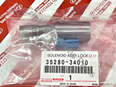 35280-34010 Genuine Toyota Solenoid Assy Lock 3528034010 OEM | eBay