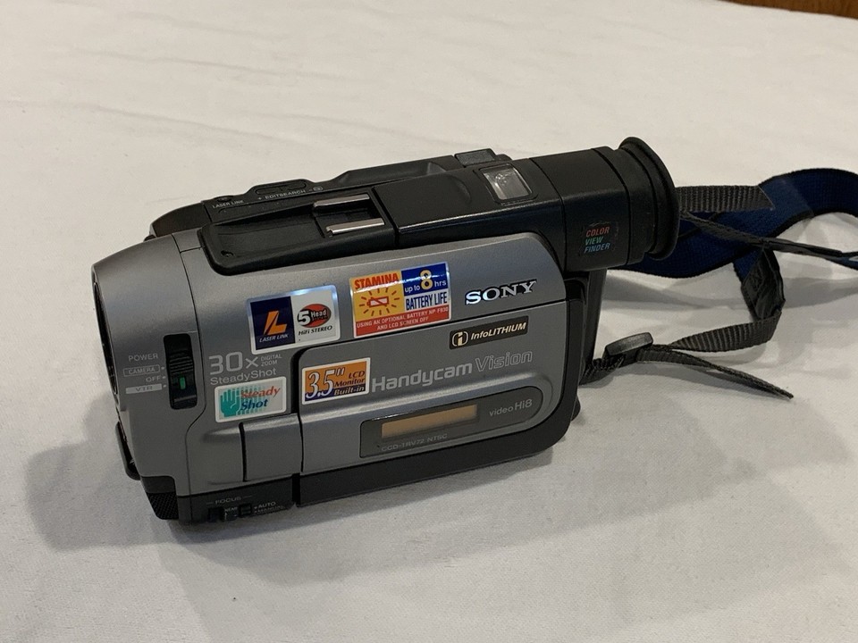 Sony Handycam Vision Video Hi8 Camera CCD-TRV72 NTSC | eBay