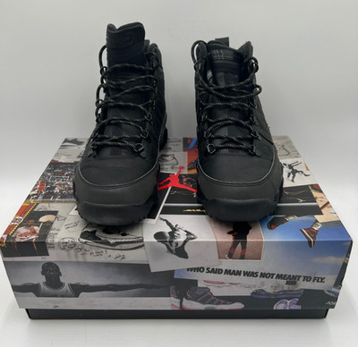 Nike Air Jordan 9 Retro Boot NRG Black/Concord Men's 9.5 Winterized ...