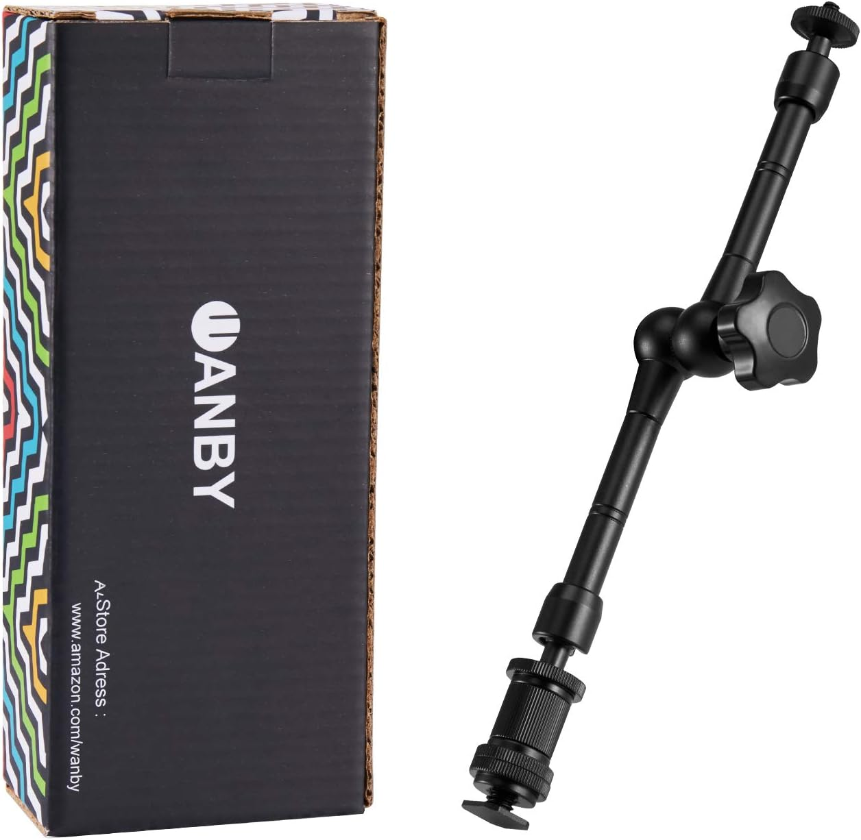 Magic Arm 11" Articulating Friction Arm Adjustable W/Hot Shoe Mount 1/4 ...