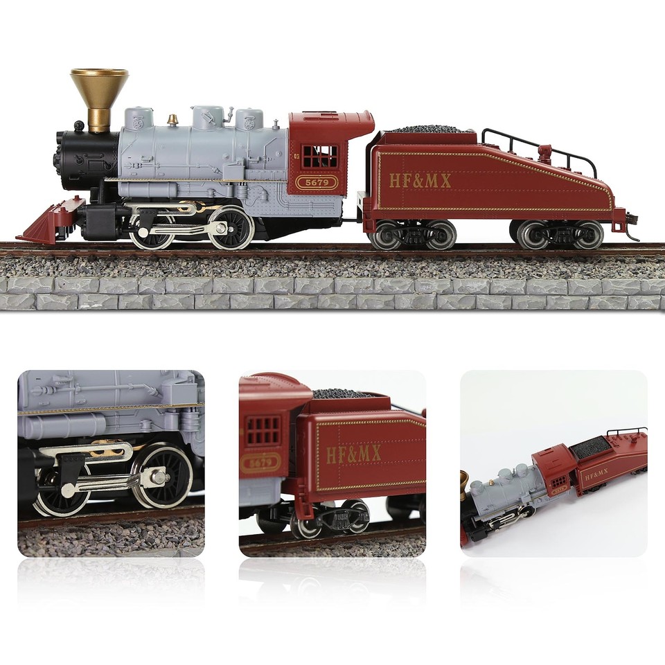 1 Unit Evemodel Train HO Scale 1:87 Model Railroad Steam Locomotives ...