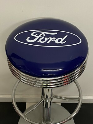 FORD PREMIUM BAR STOOL ADJUSTABLE HEIGHT HOT ROD XR XW XY GT PHASE III ...
