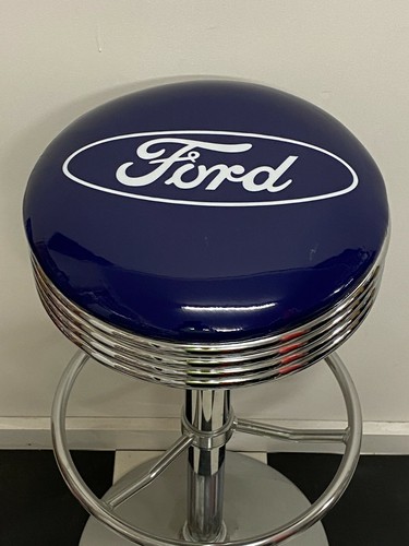 FORD PREMIUM BAR STOOL ADJUSTABLE HEIGHT HOT ROD XR XW XY GT PHASE III ...