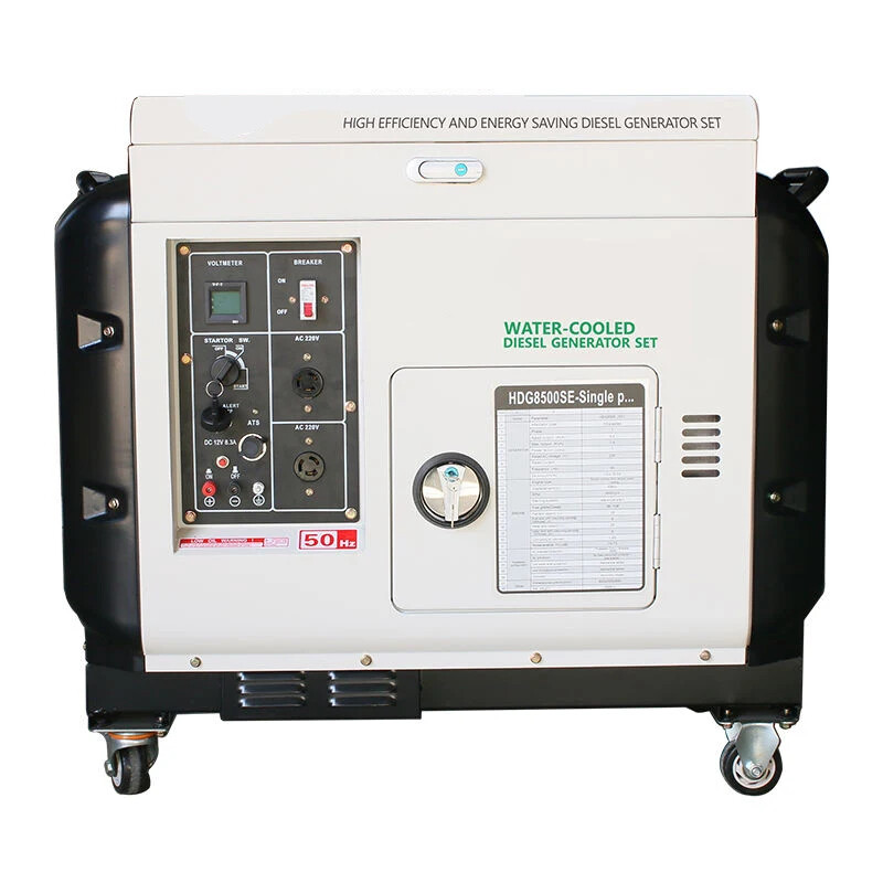 Small Silent Diesel Generator Sets for Home Use Single Three-phase 5 ...