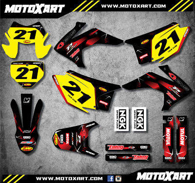 Custom Graphics full kit fits Honda CRF 230 F 2015 - 2019 BARBED style ...