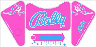 Bally Dolly Parton Pinball Machine Apron Decal Set Style | eBay