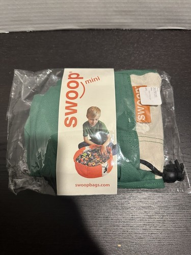 Swoop Mini Bag Green Canvas toy Lego storage | eBay