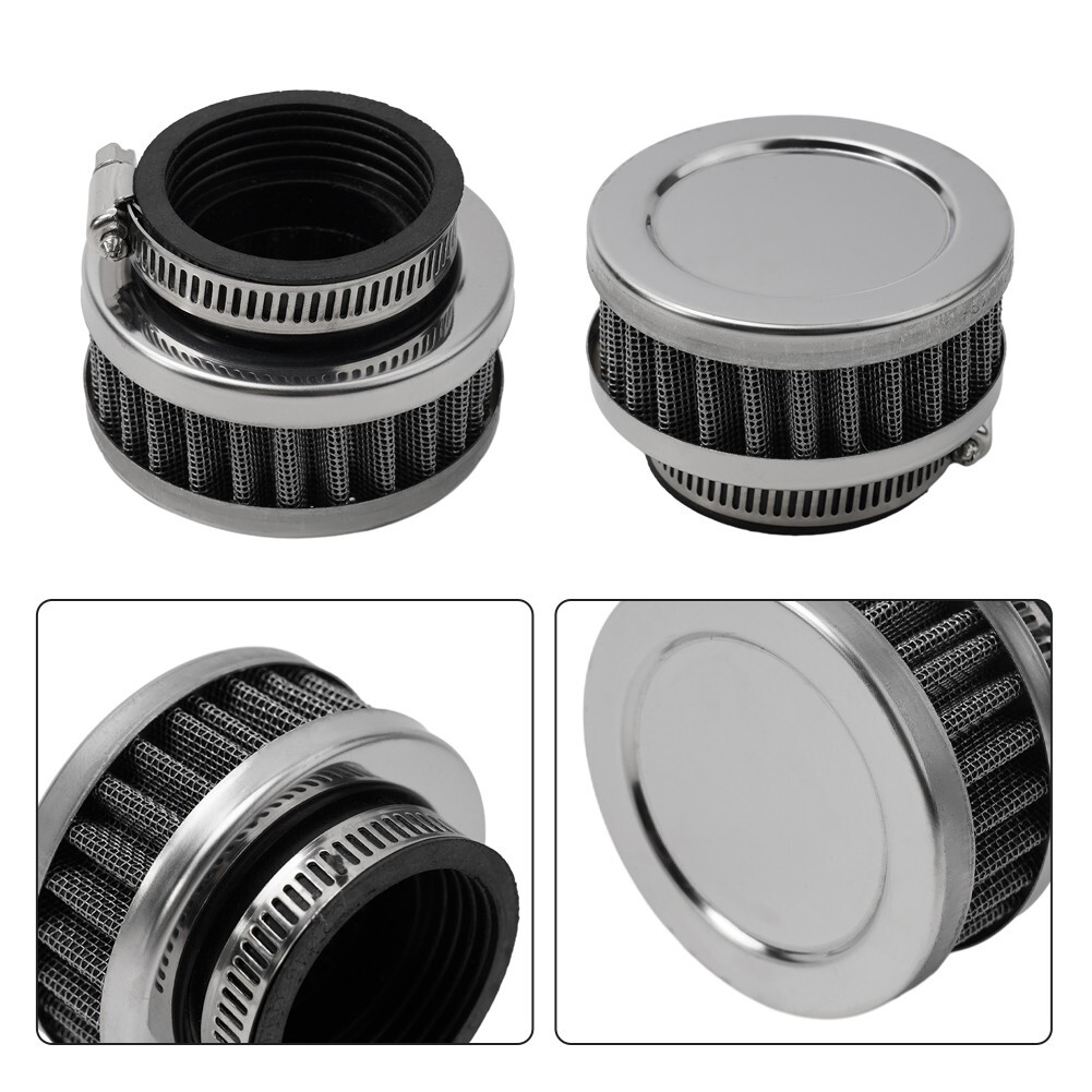 Reliable Round Chrome Top Pod Flange Mount Air Filter with 45mm Inner ...
