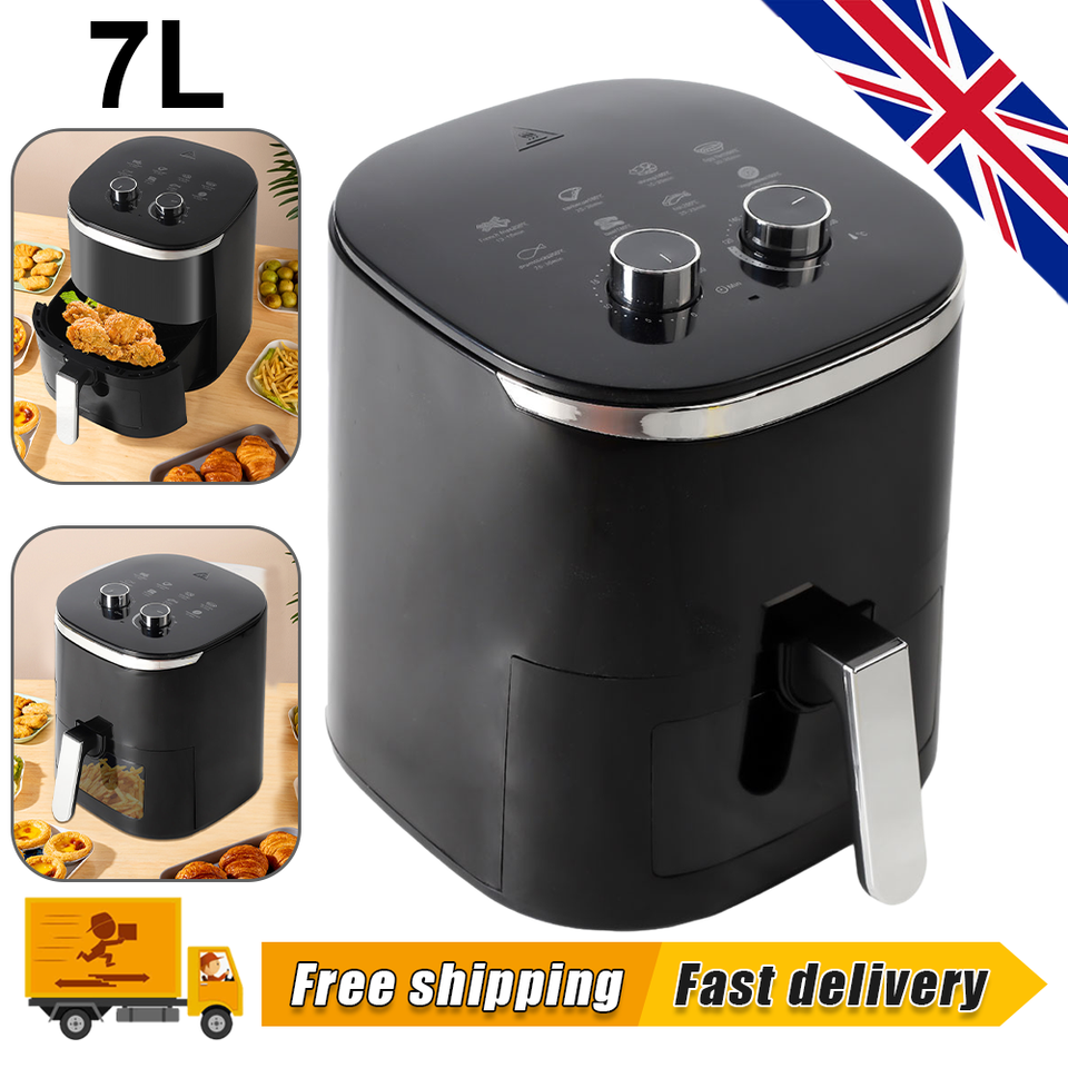 7L Air Fryer transparent New Large Capacity Touch Screen Multifunction ...