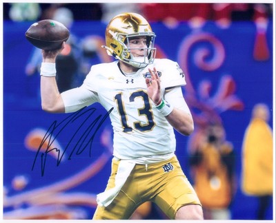RILEY LEONARD - Signed/Autographed - NOTRE DAME FIGHTING IRISH 8x10 ...