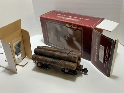 Bachmann Big Haulers 98490 G Scale Skeleton Log Car w/Logs Flat Car ...