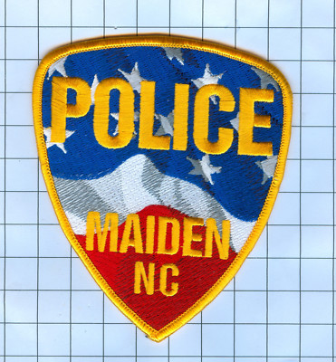 Police Patch - North Carolina - Maiden NC | eBay