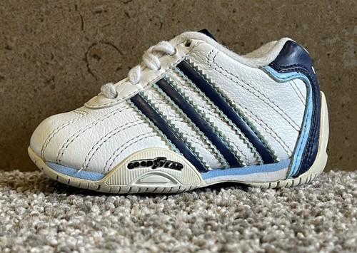 Rare Baby Adidas Team Goodyear Adi Racer Driving Shoes White/Navy Blue ...