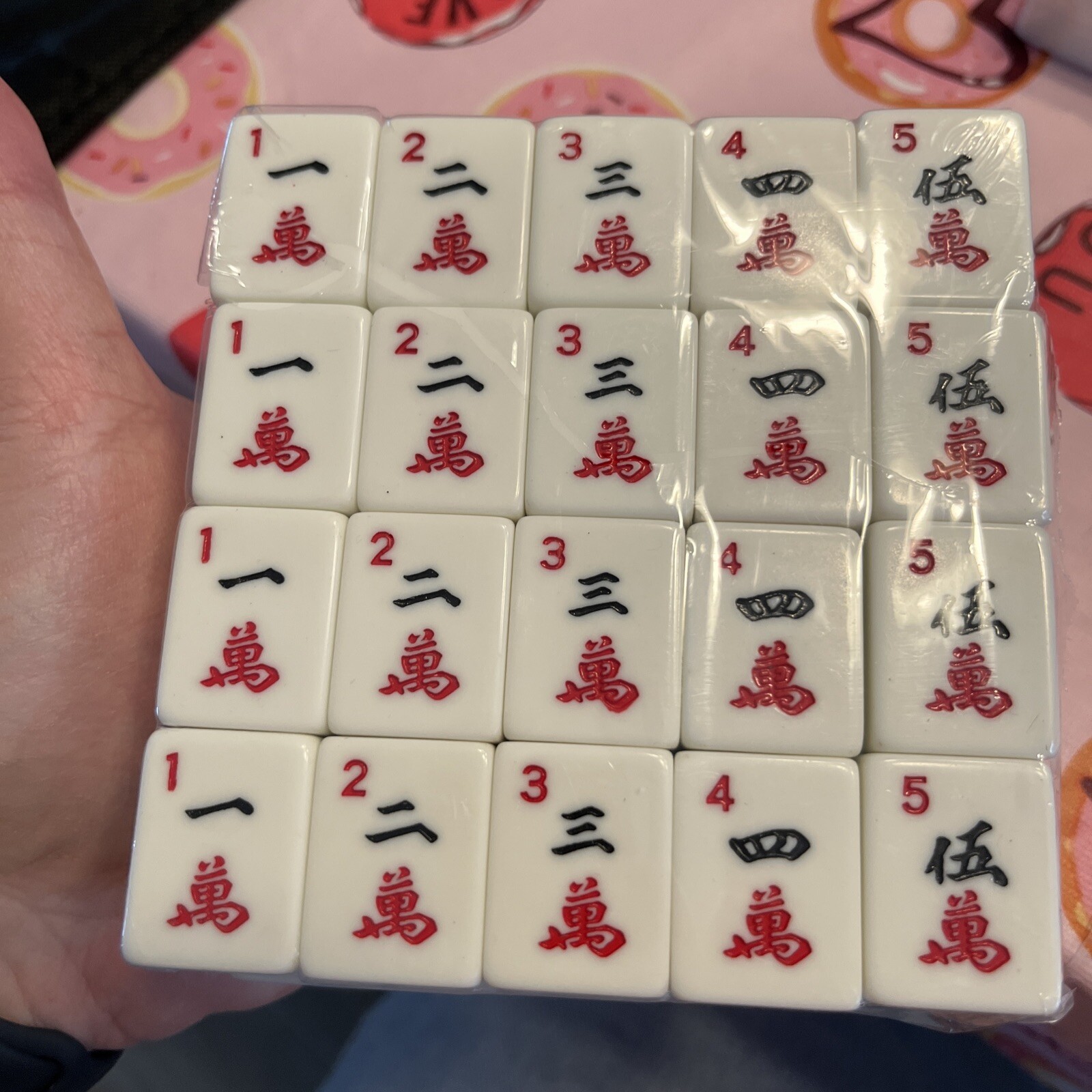 *NEW SEALED* Vintage Mah Jong Set In Travel Case Chinese Tile Game of ...