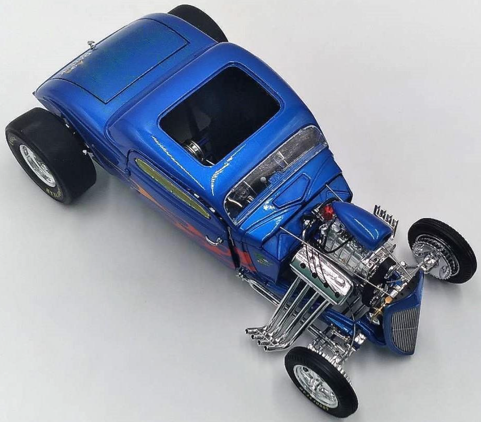 1 Hot Rat Rod Race Car w/Chevy Corvette V8 RARE Dragster 24 55 57 12 ...