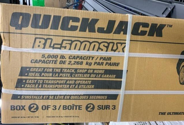 QuickJack - RIGHT FRAME (Box 2 ONLY) - 5000lb Portable Car Lift for BL ...
