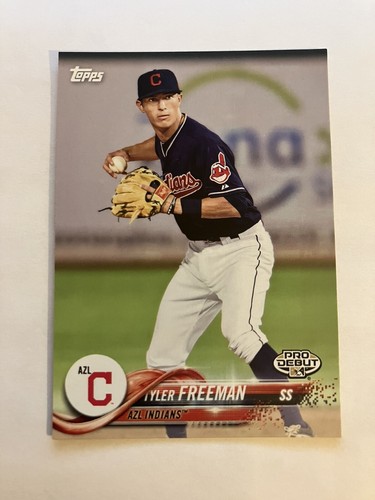 Tyler Freeman 2018 Topps Pro Debut #49 AZL Indians | eBay
