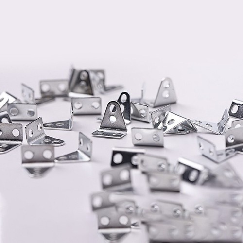 40Pcs L Type Axle Brackets – Micro Angle Iron Building Materials for ...