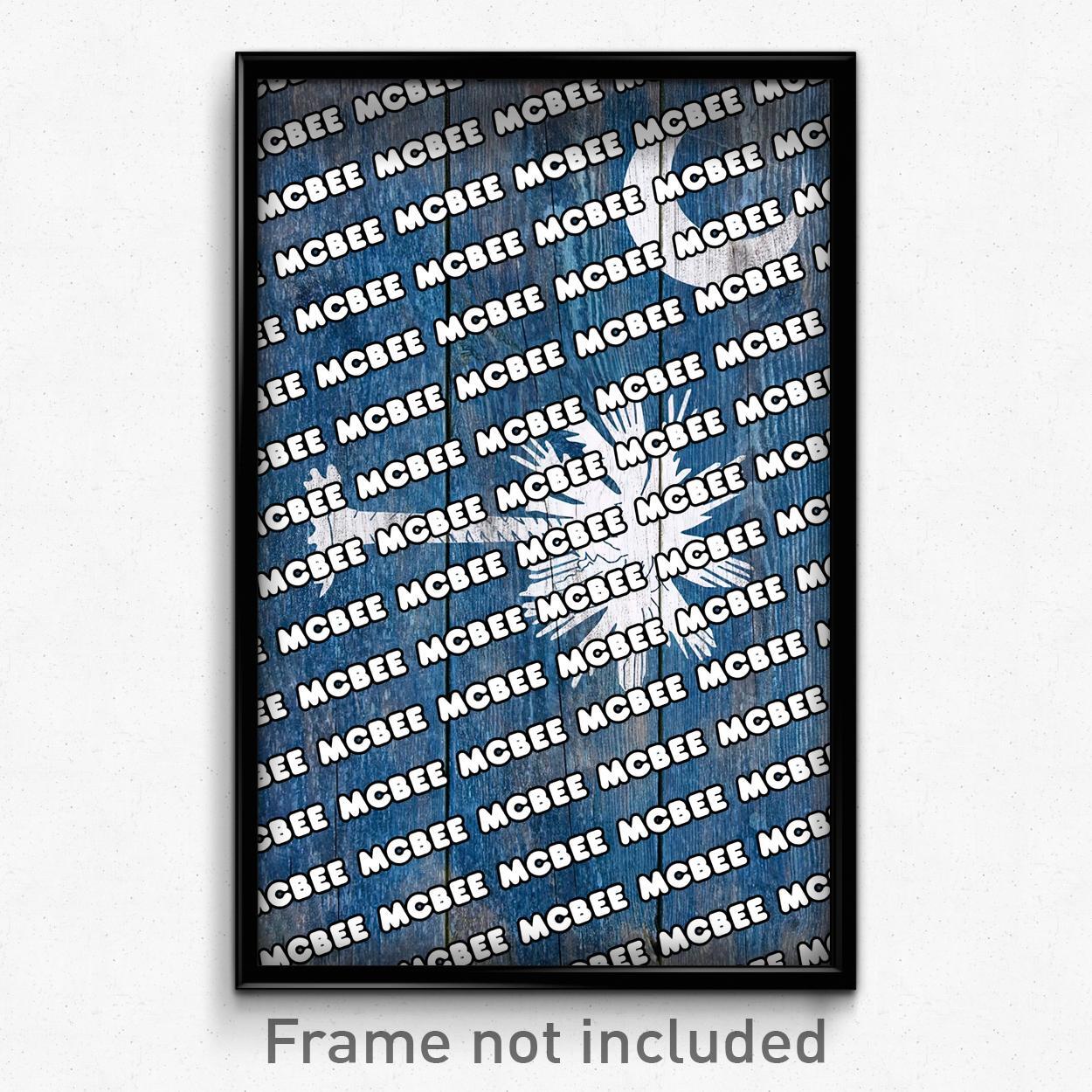 McBee South Carolina Poster (SC City Souvenir 11x17 Town Print) | eBay