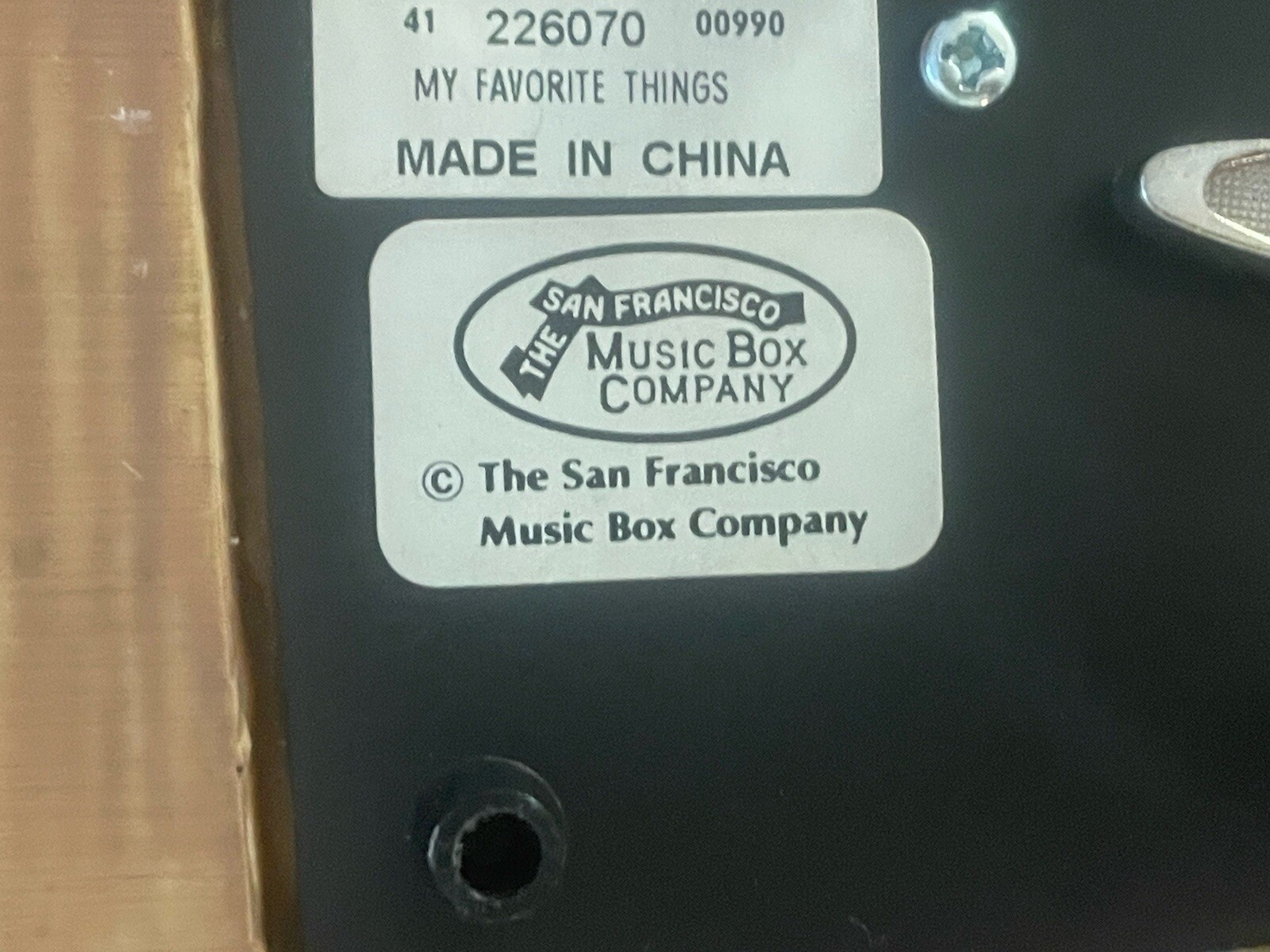 San Francisco Music Box Spring Mice Flowers Wheelbarrow My Favorite ...