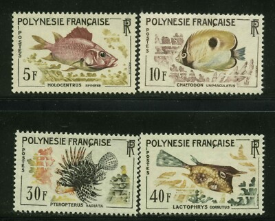 French Polynesia Scott #199 - #202 Complete Set of 4 Mint Hinged | eBay