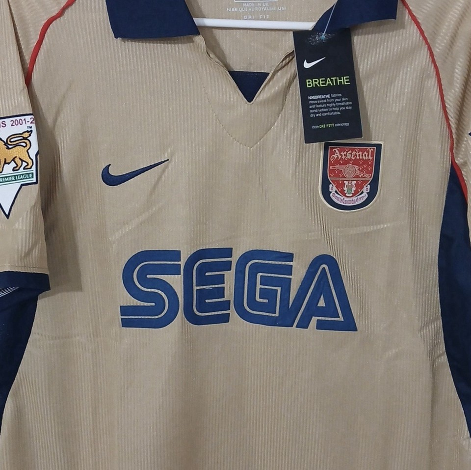 Arsenal Thierry Henry Away 2001 Jersey Size XL | eBay