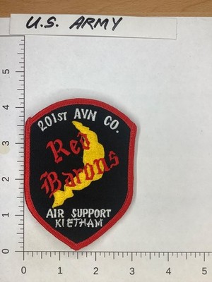 VINTAGE THEATER MADE US ARMY 201st AVN CO. AIR SUPPORT..SQD PATCH | eBay