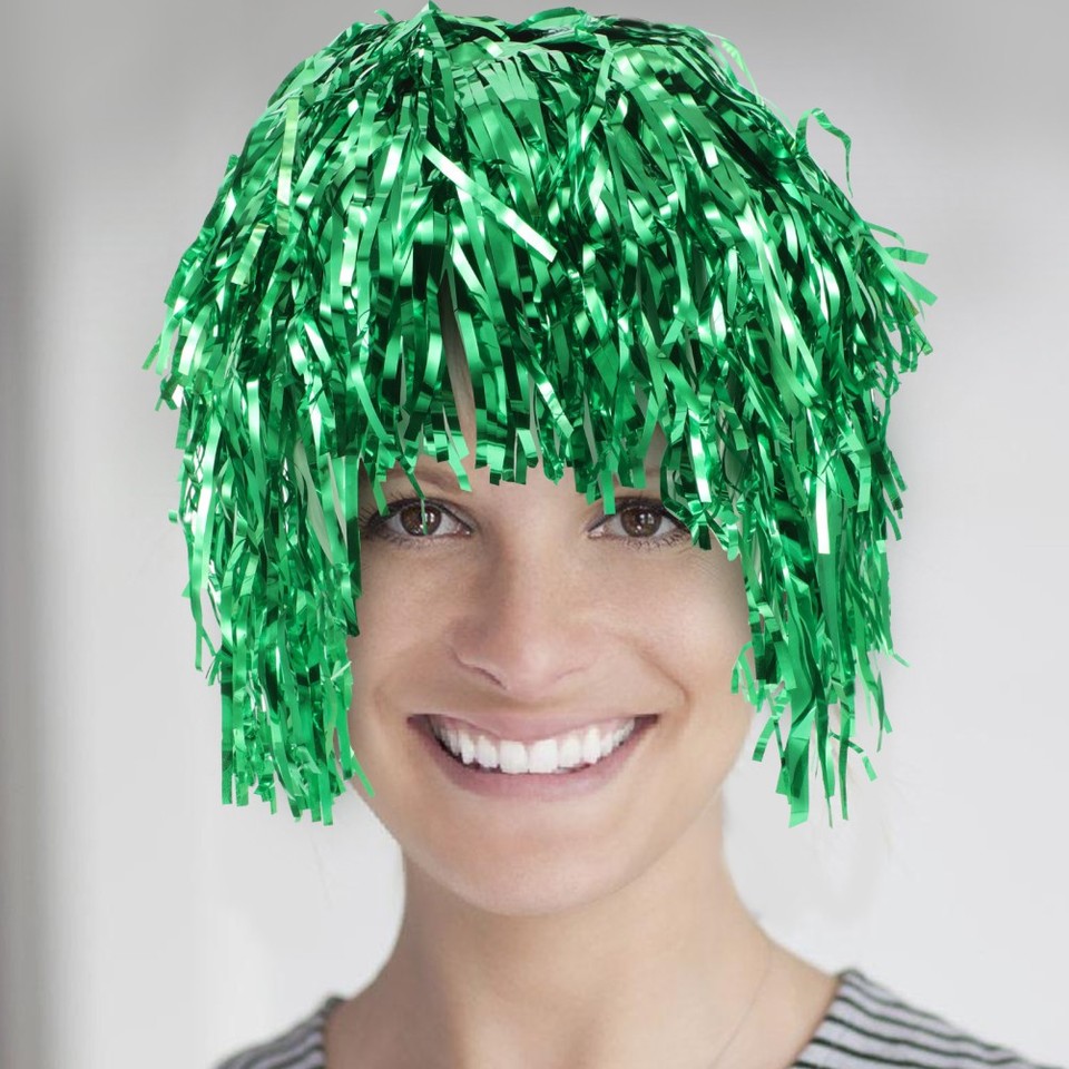 6 Pcs Photo Booth Props Wigs Women's Costume Party Dress Colorful ...