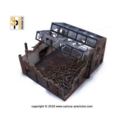 Sarissa Precision Terrain Large Destroyed Factory Pack SW (New) | eBay
