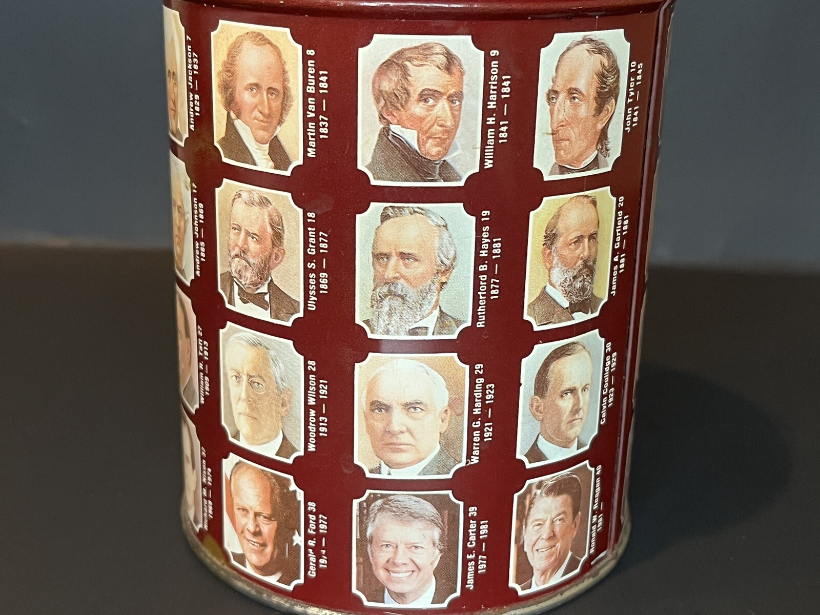 Vintage Presidents of the United States Tin 1789-1988 Limited Edition 6 ...