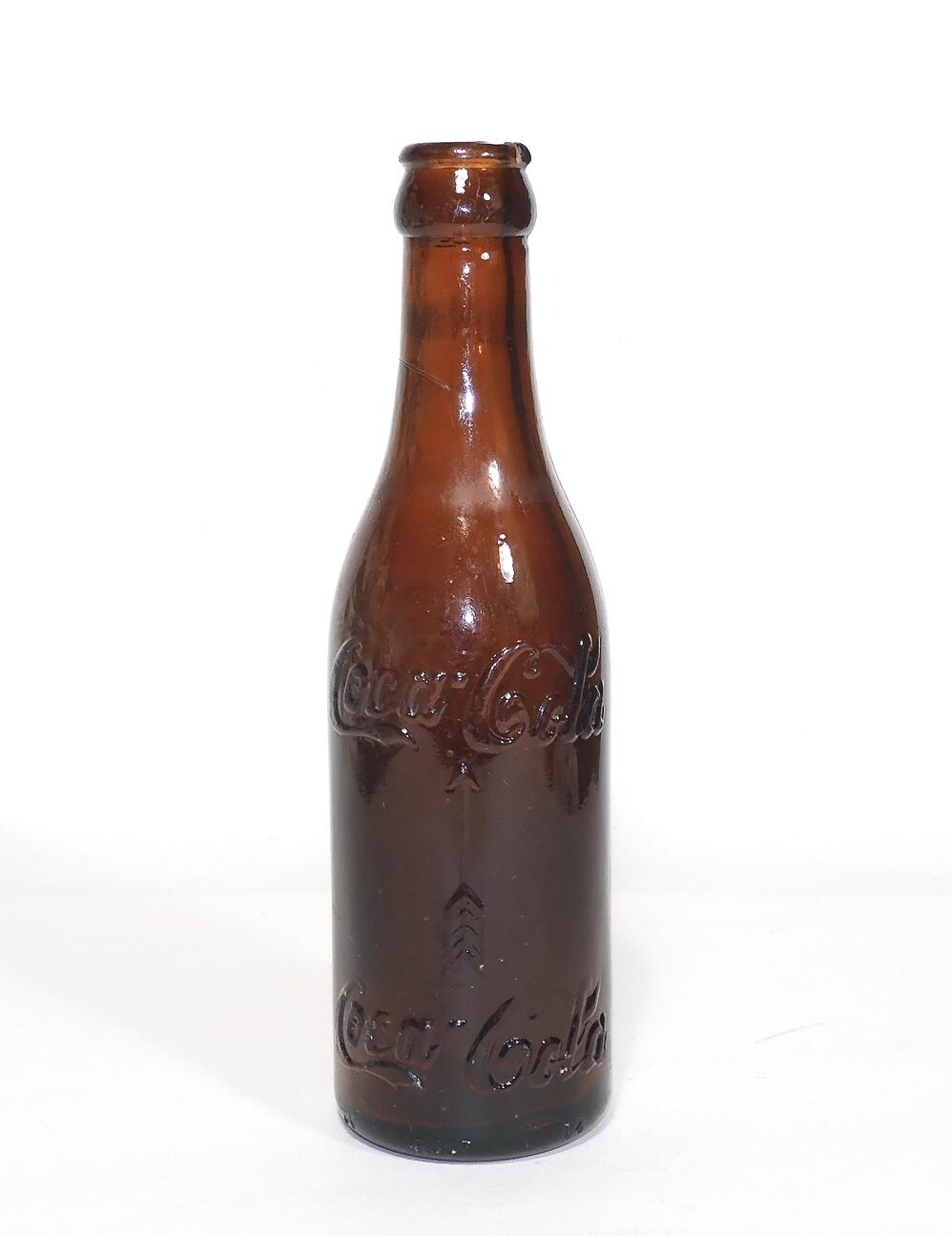 Early 1914 Amber Coca Cola Arrow Root Bottle Holly Springs MS | eBay