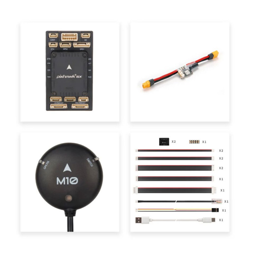 HolyBro Pixhawk 6X Flight Controller Standard Set/Mini Set w/M9N/M10 ...