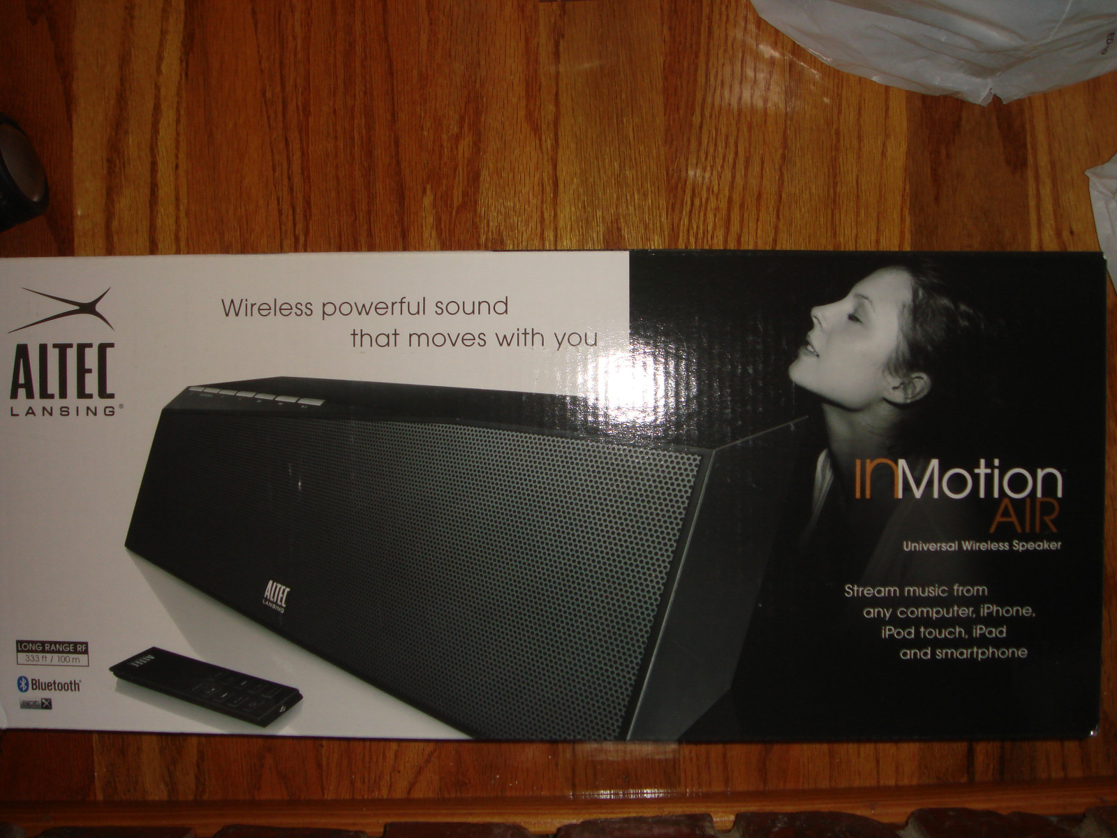 Altec Lansing iMW725 inMotion Air Universal Wireless Speaker- Brand New ...