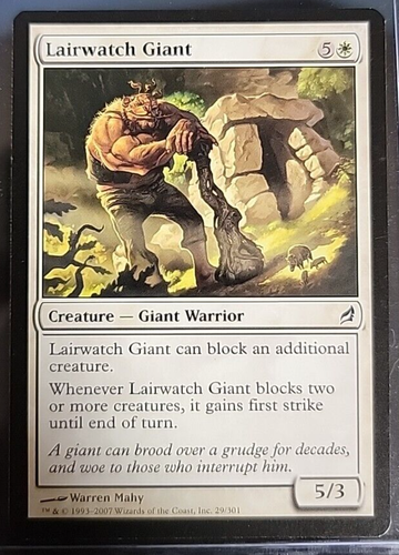 Lairwatch Giant - Lorwyn - 29/301 - Regular Common MTG | eBay