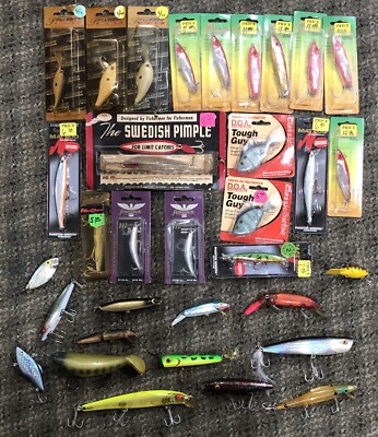 Lot of 30+ Fishing Lures FENWICK PFLUEGER CLASS TACKLE MORE - FREE ...
