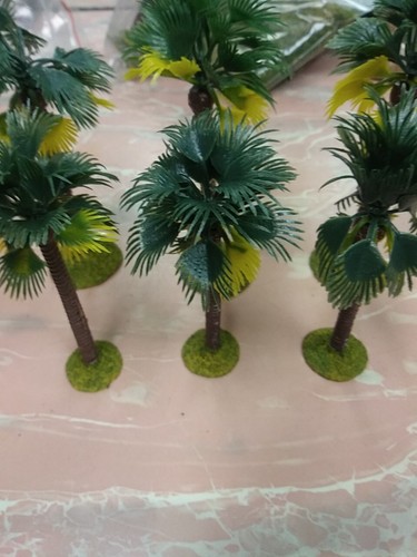6 based Landscape Large Model Two Tone Palm Trees wargaming scenery ...