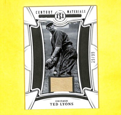2023 Panini National Treasures Ted Lyons 29/99 Glove Patch Card White ...